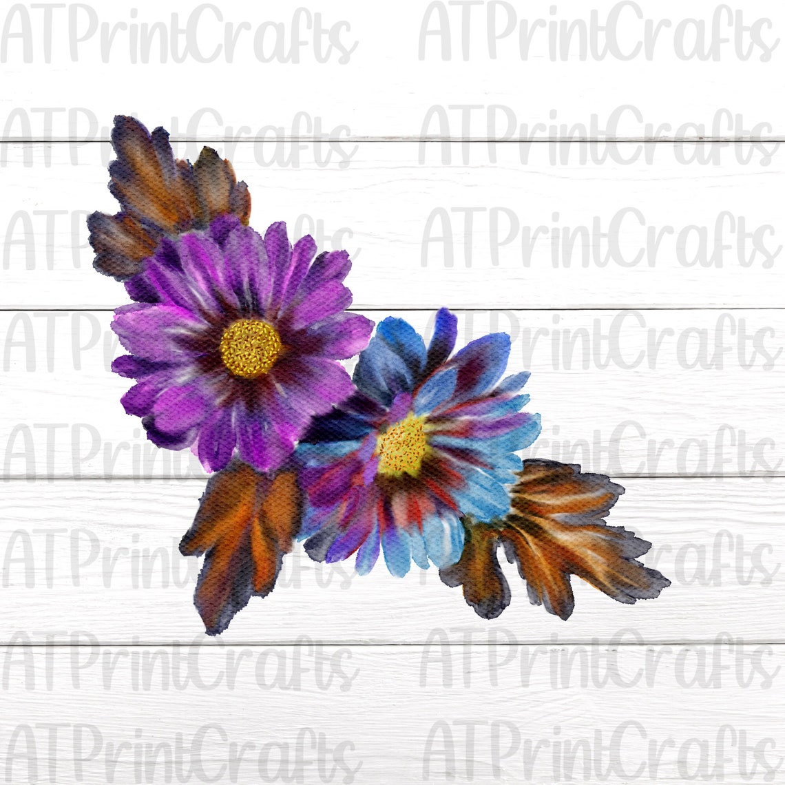 Bouquet Flower Sublimation Design Digital Download Sublimation - Etsy