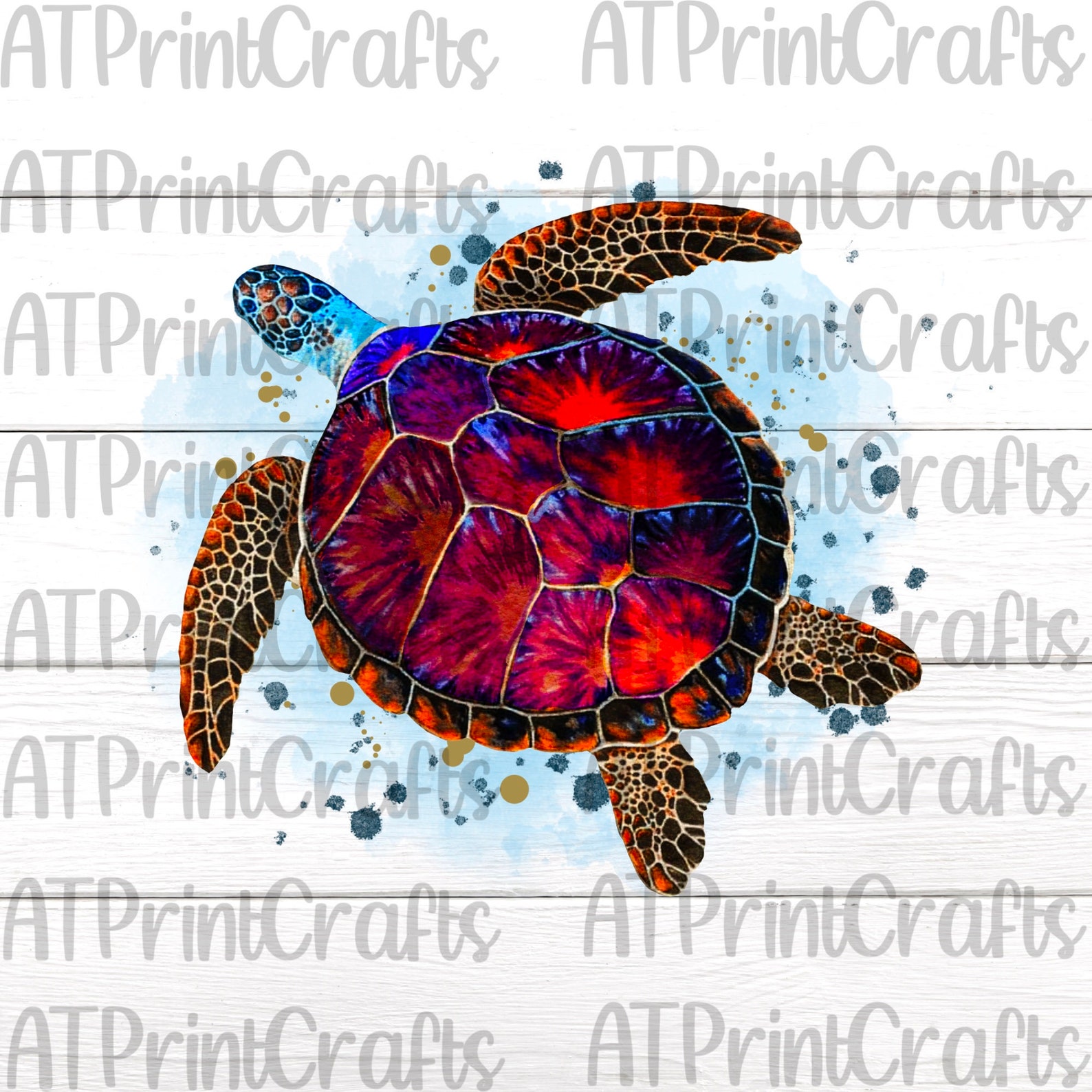 Sea Turtle Sublimation Design Digital Download Sublimation - Etsy
