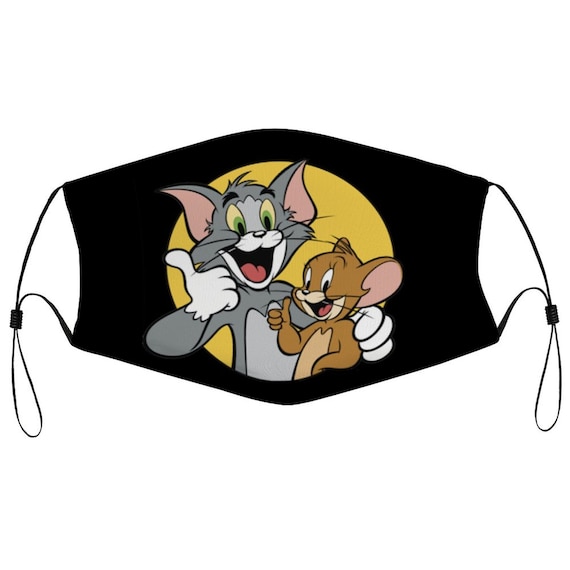Personalized Tom and Jerry Face Maskkid Mask/adjustable - Etsy