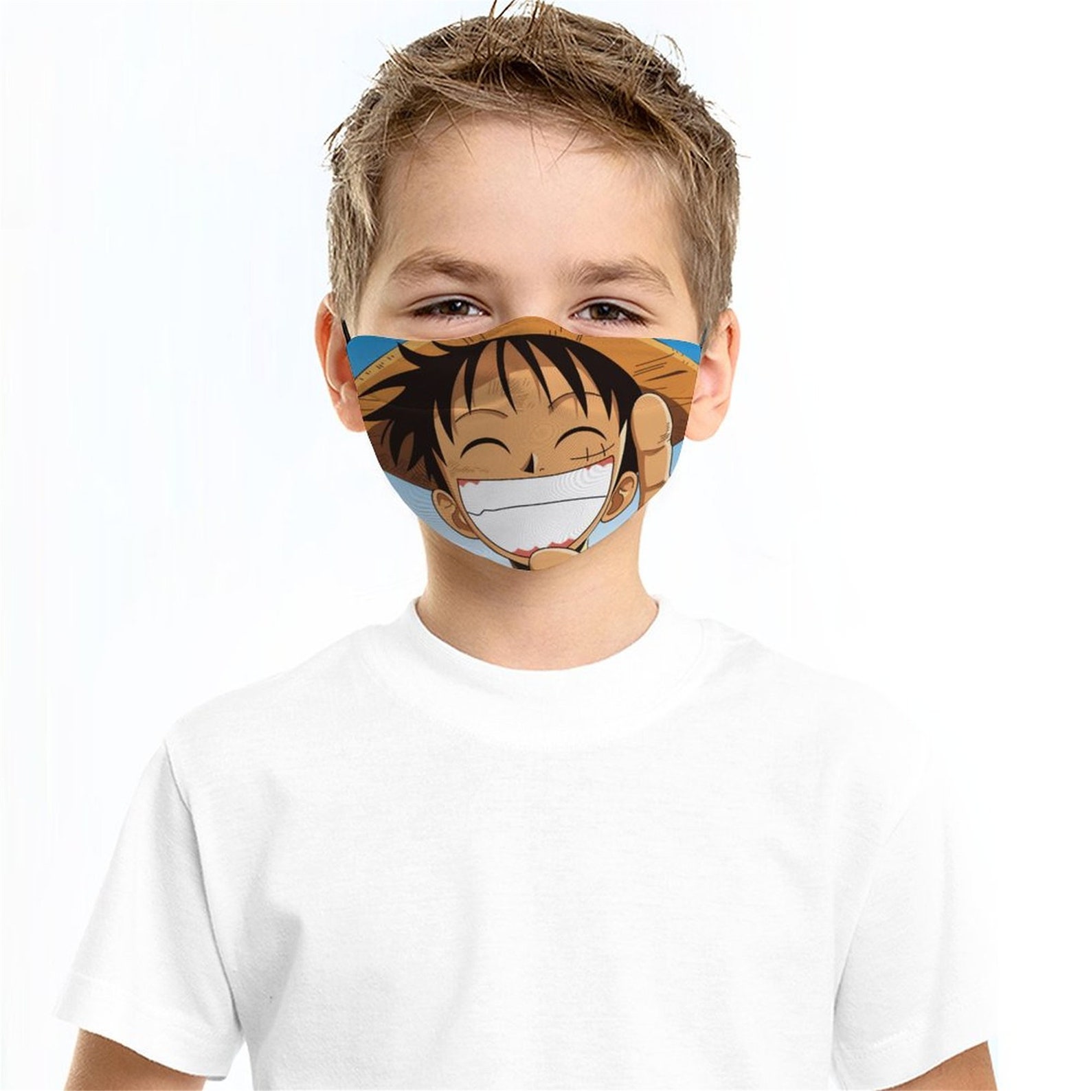 Personalized One Piece Luffy face maskKid mask/Adjustable | Etsy