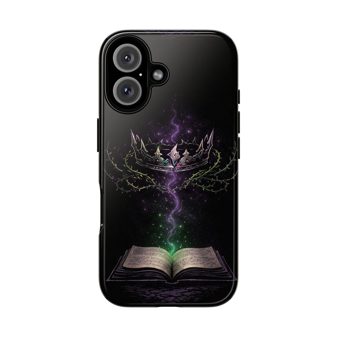 Powerless Inspired Magic Crown Rising From Book Phone Case | Mystical ...