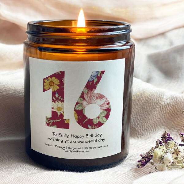 16th Birthday Candle - Etsy