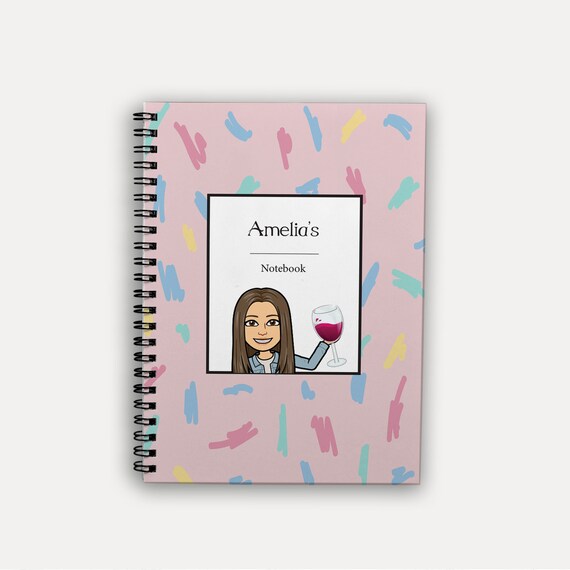 Personalised Bitmoji Notebook Personalised Notebook Bullet | Etsy