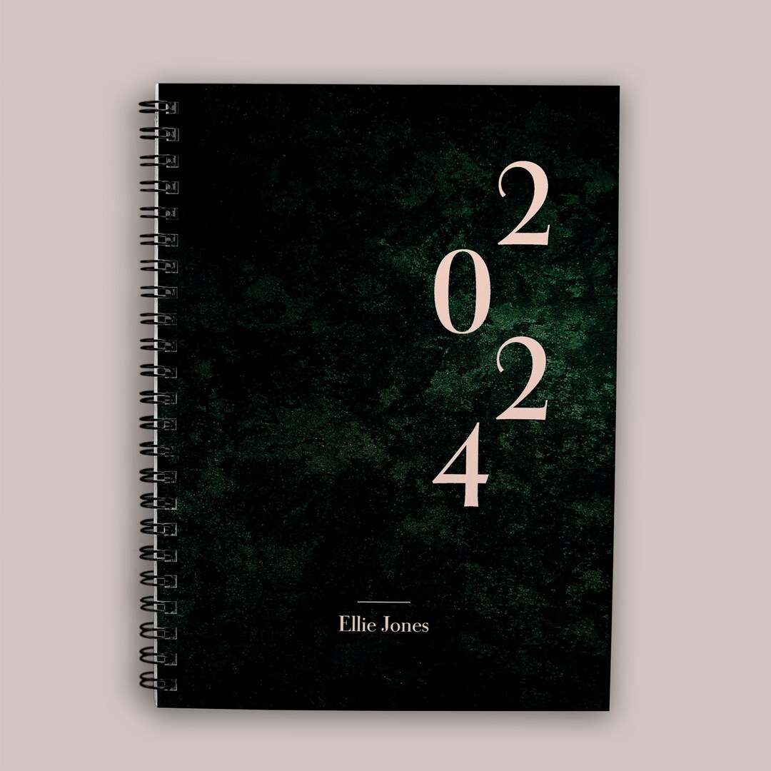 2024 Diary, 2024 Planner, 2024 Calendar, Planner Velvet Storm - Etsy
