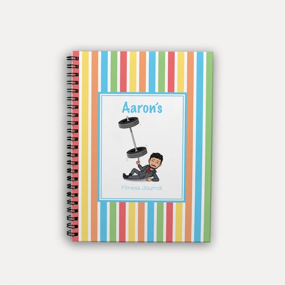 Personalised Bitmoji Fitness Journal Workout Planner Weight | Etsy