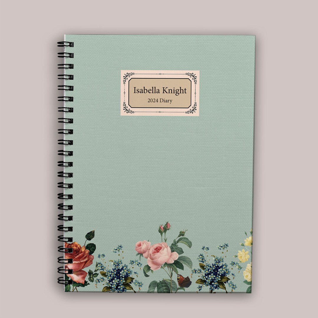 2024 Diary 2024 Planner 2024 Calendar Planner Antique - Etsy Israel
