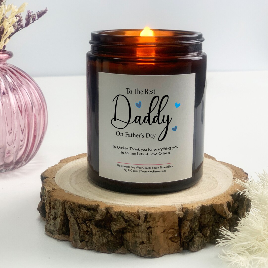 Fathers Day Candle Soy Wax Candle Scented Candle - Etsy UK