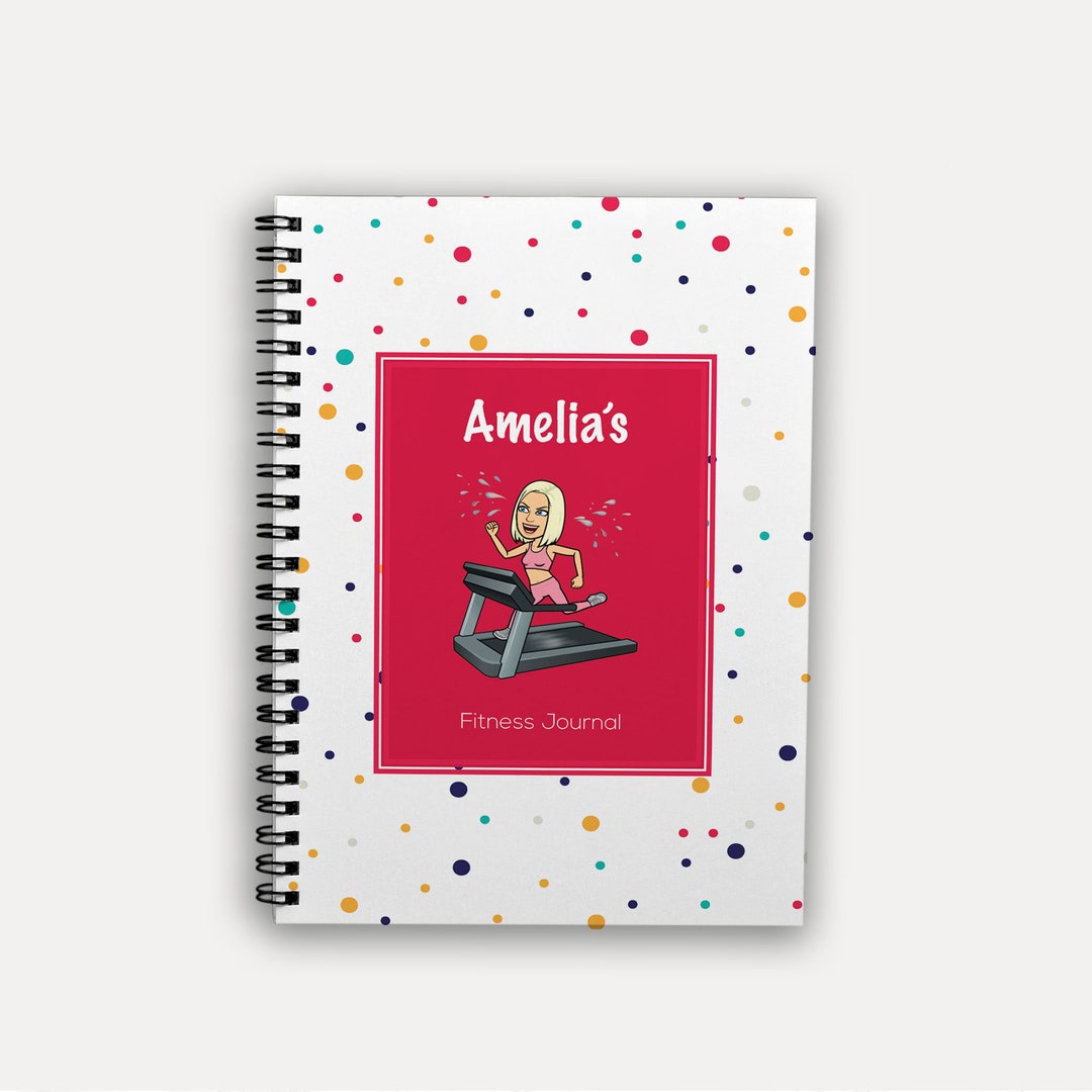 Personalised Bitmoji Workout Journal, Fitness Planner, Food Diary ...