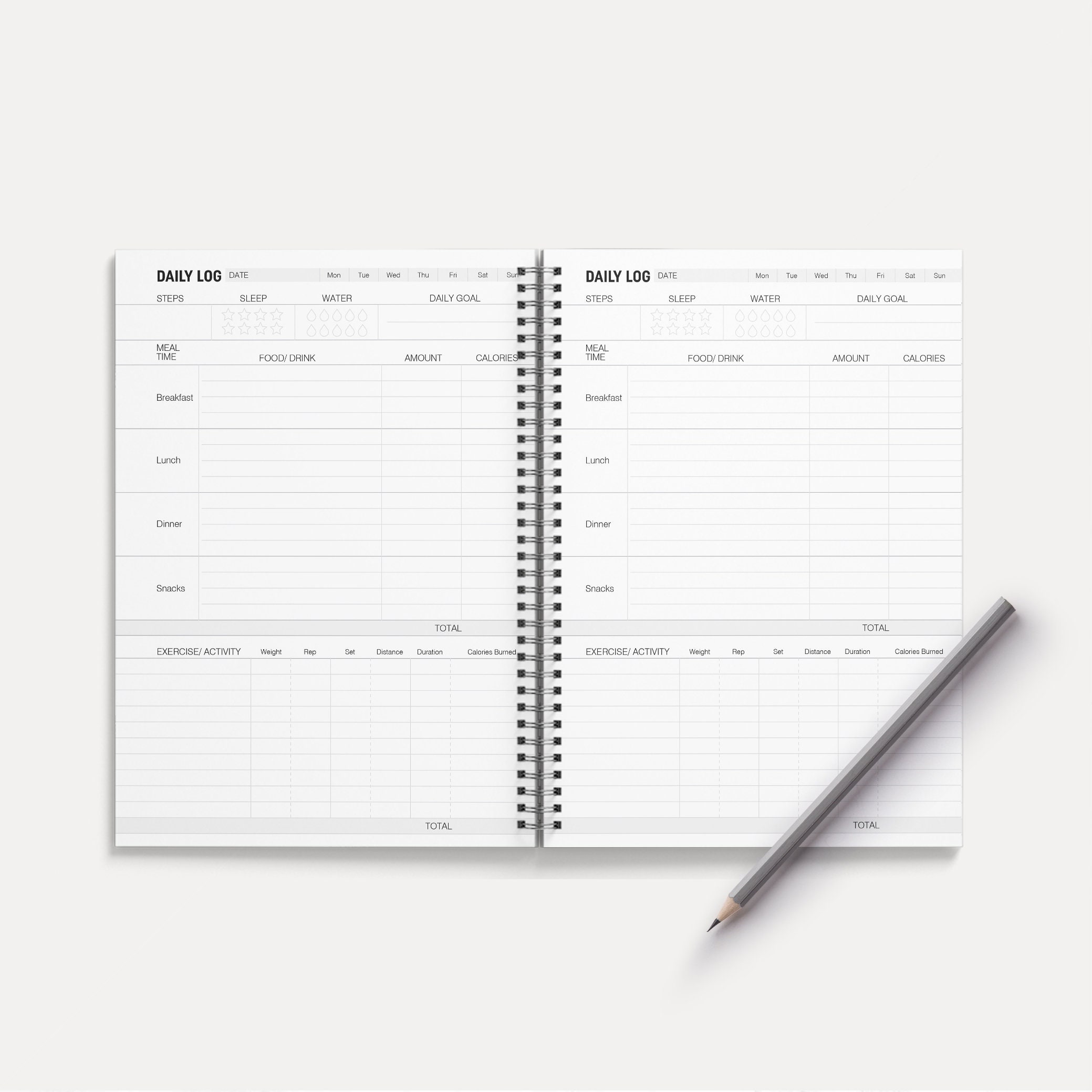 Personalised Bitmoji Workout Journal Fitness Planner Food - Etsy UK