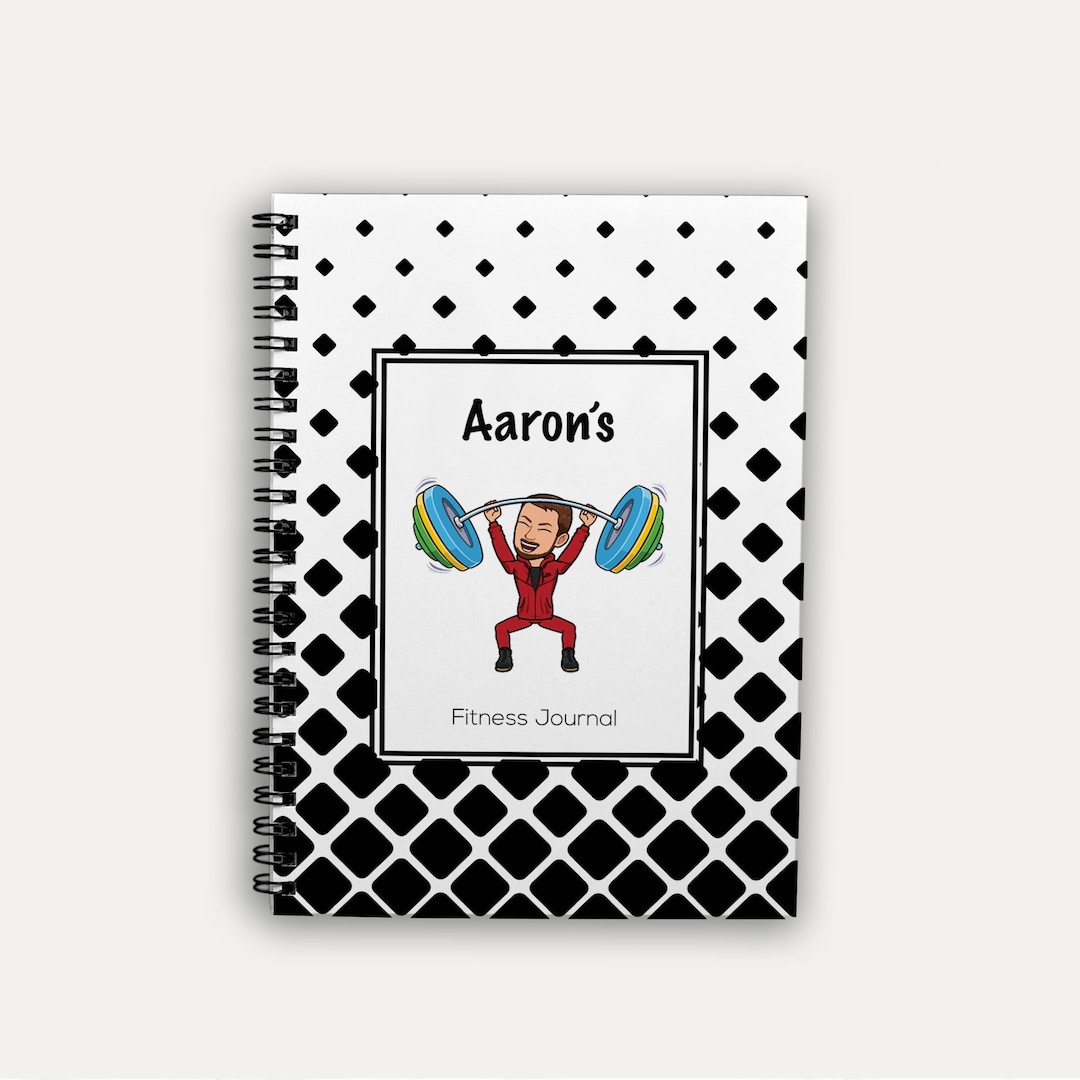 Personalised Bitmoji Gym Planner, Workout Journal, Weight Loss Tracker ...