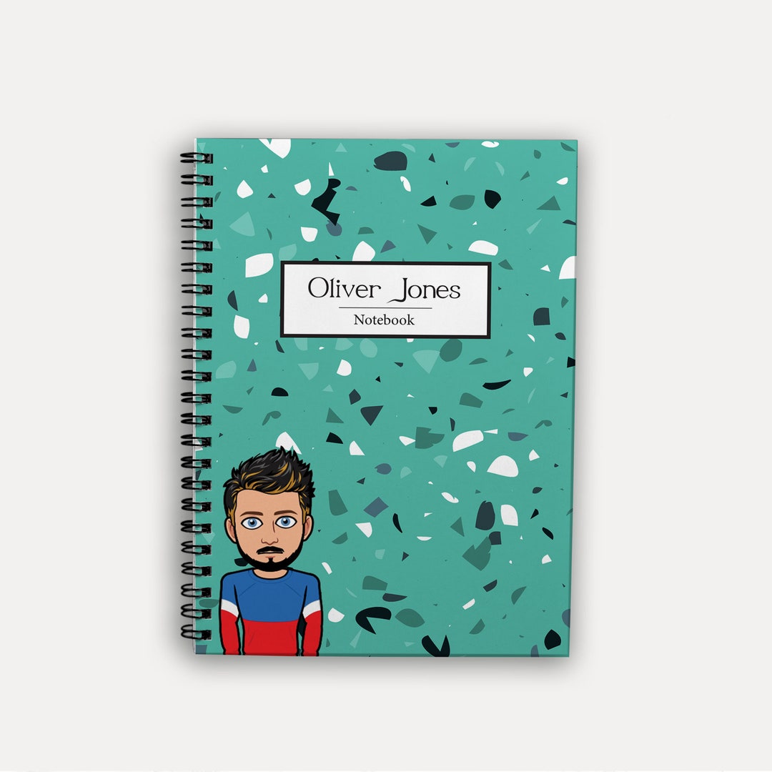 Personalised Bitmoji Notebook, Personalised Notebook, Journal, Notepad ...