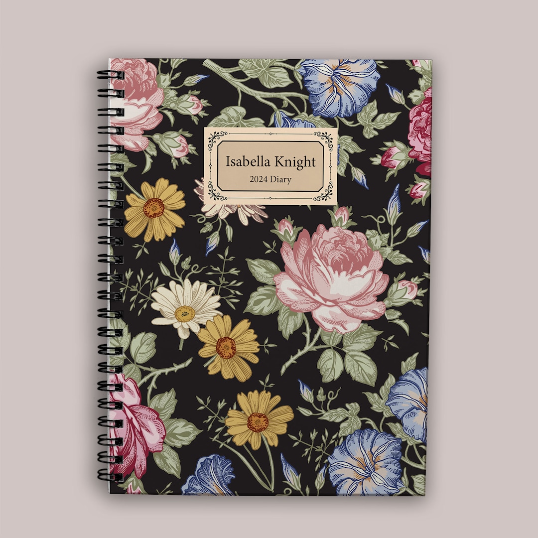 2024 Diary, 2024 Planner, 2024 Calendar, Planner Ashes of Roses - Etsy