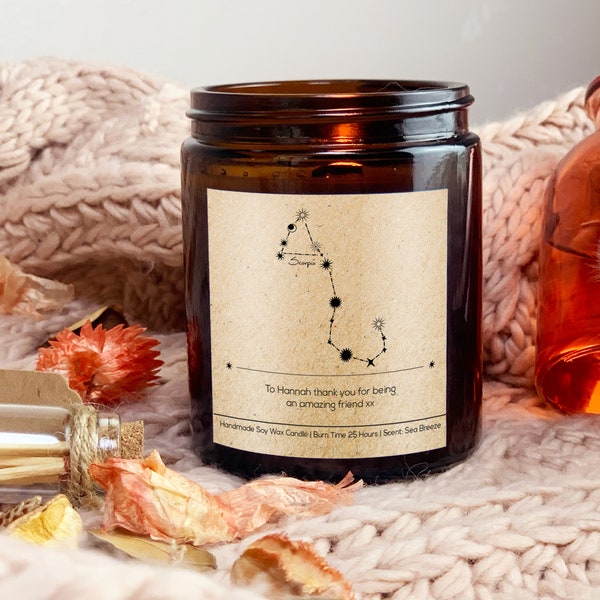 Scorpio Candle - Etsy