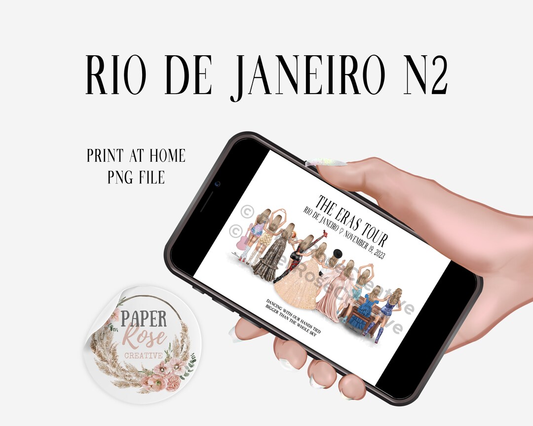 Taylor Tour Lineup Rio De Janeiro N2 DIGITAL DOWNLOAD - Etsy