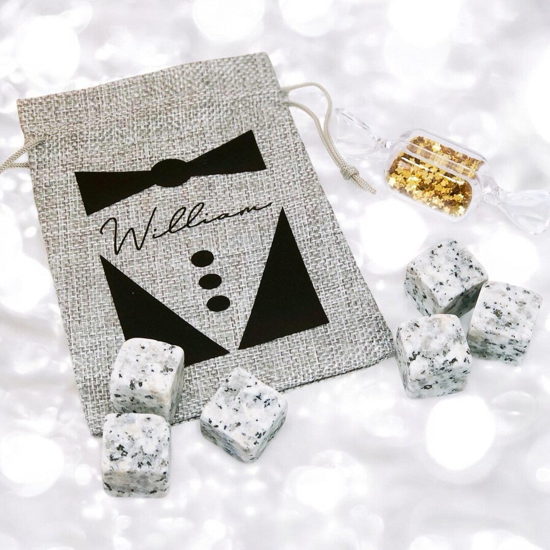 Granite Ice Cubes for Best Man, Original Best Man Gift, Christmas Gift ...