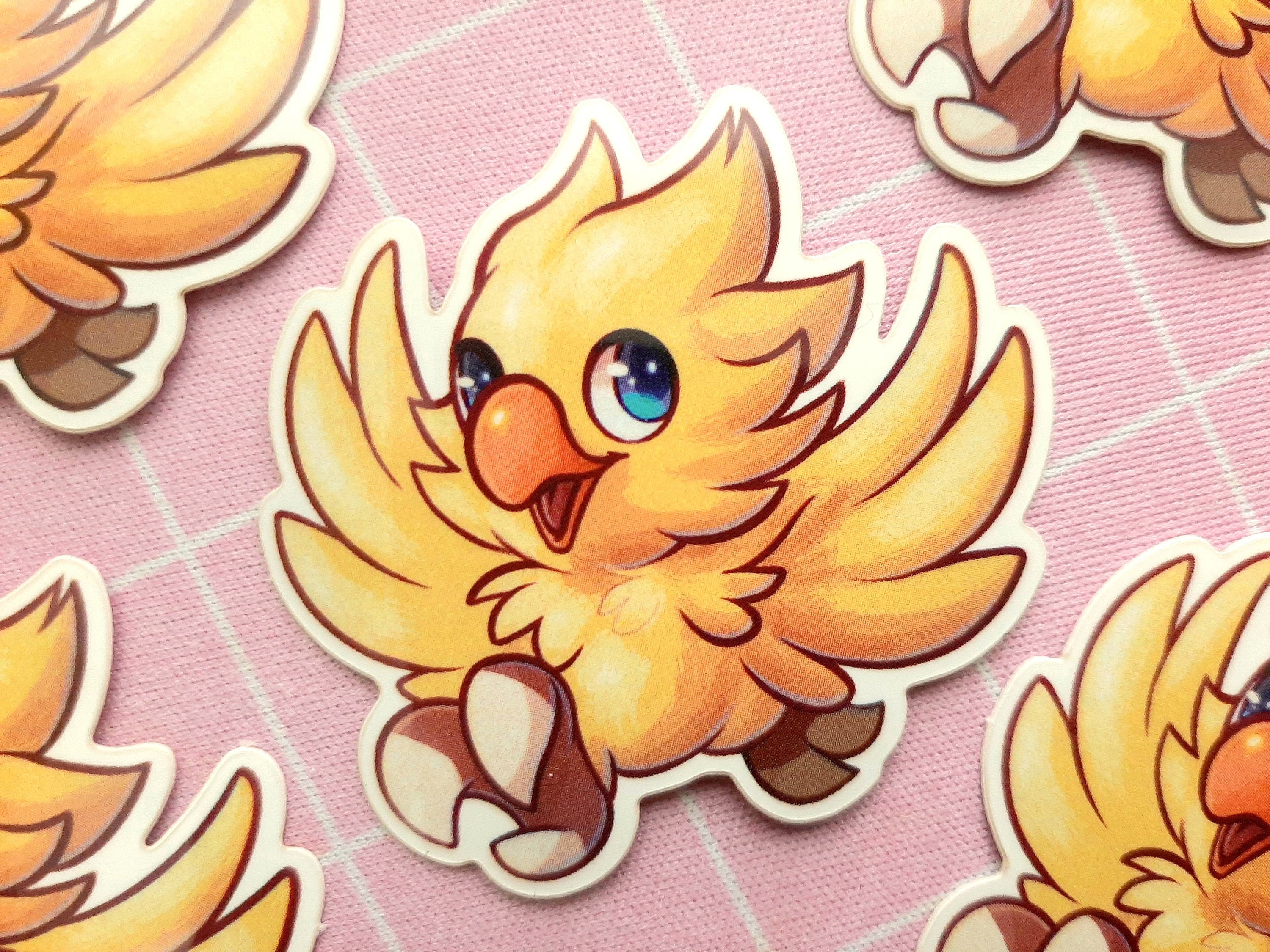 Little Alpha Chocobo Sticker / Cute Final Fantasy Sticker | Etsy