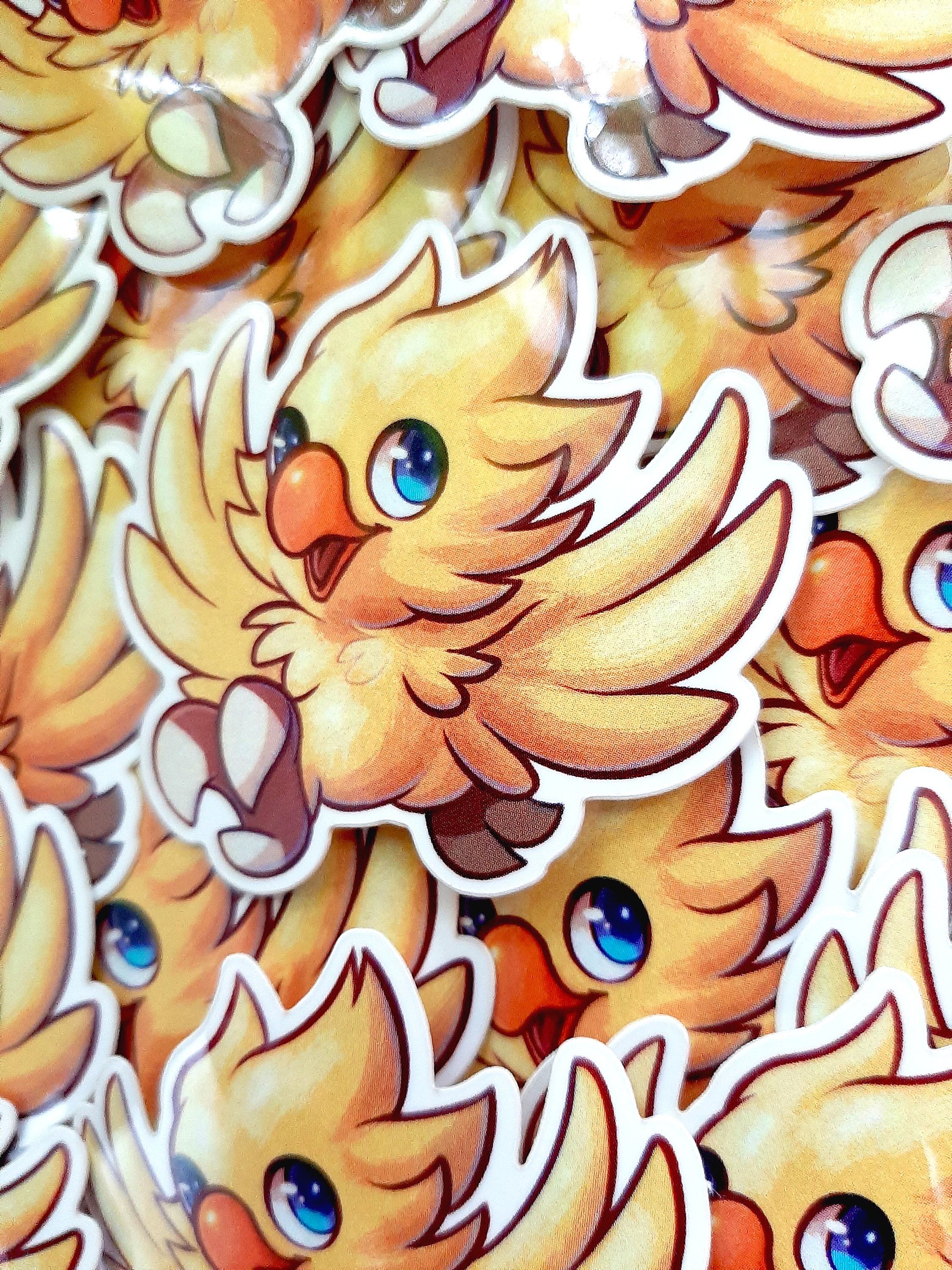 Little Alpha Chocobo Sticker / Cute Final Fantasy Sticker | Etsy