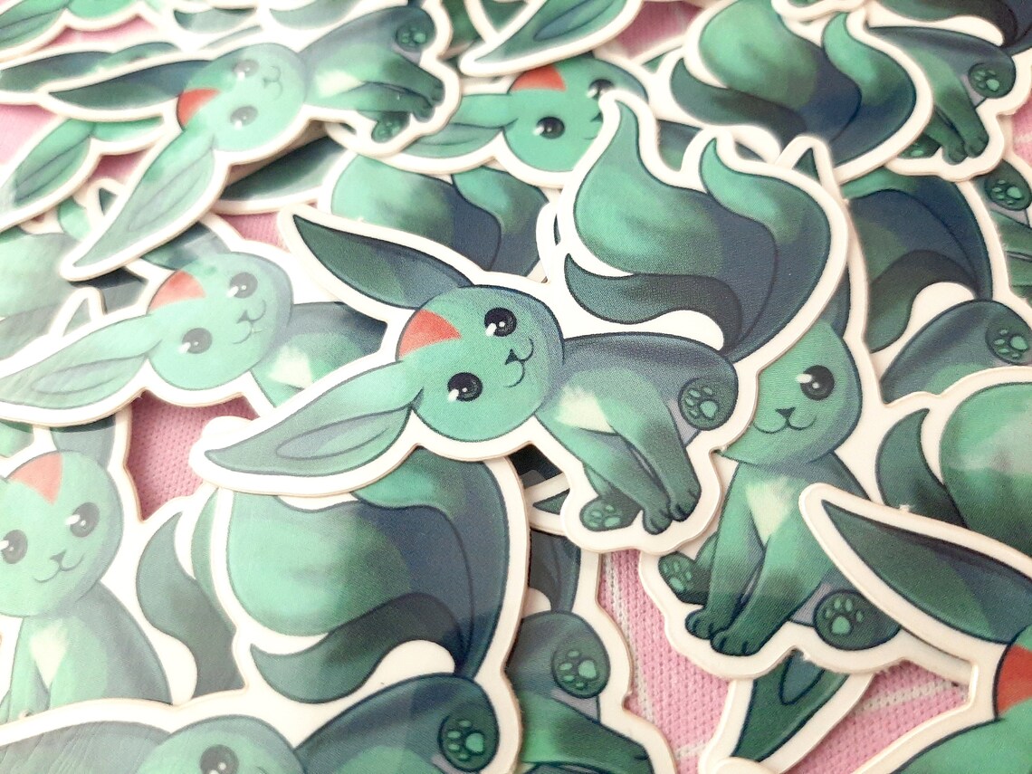 Carbuncle Sticker / Cute Final Fantasy Sticker Kawaii Final - Etsy