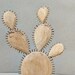 Wooden Cactus Decor, Wooden Sculpture Small, Wooden Art, Wooden ...