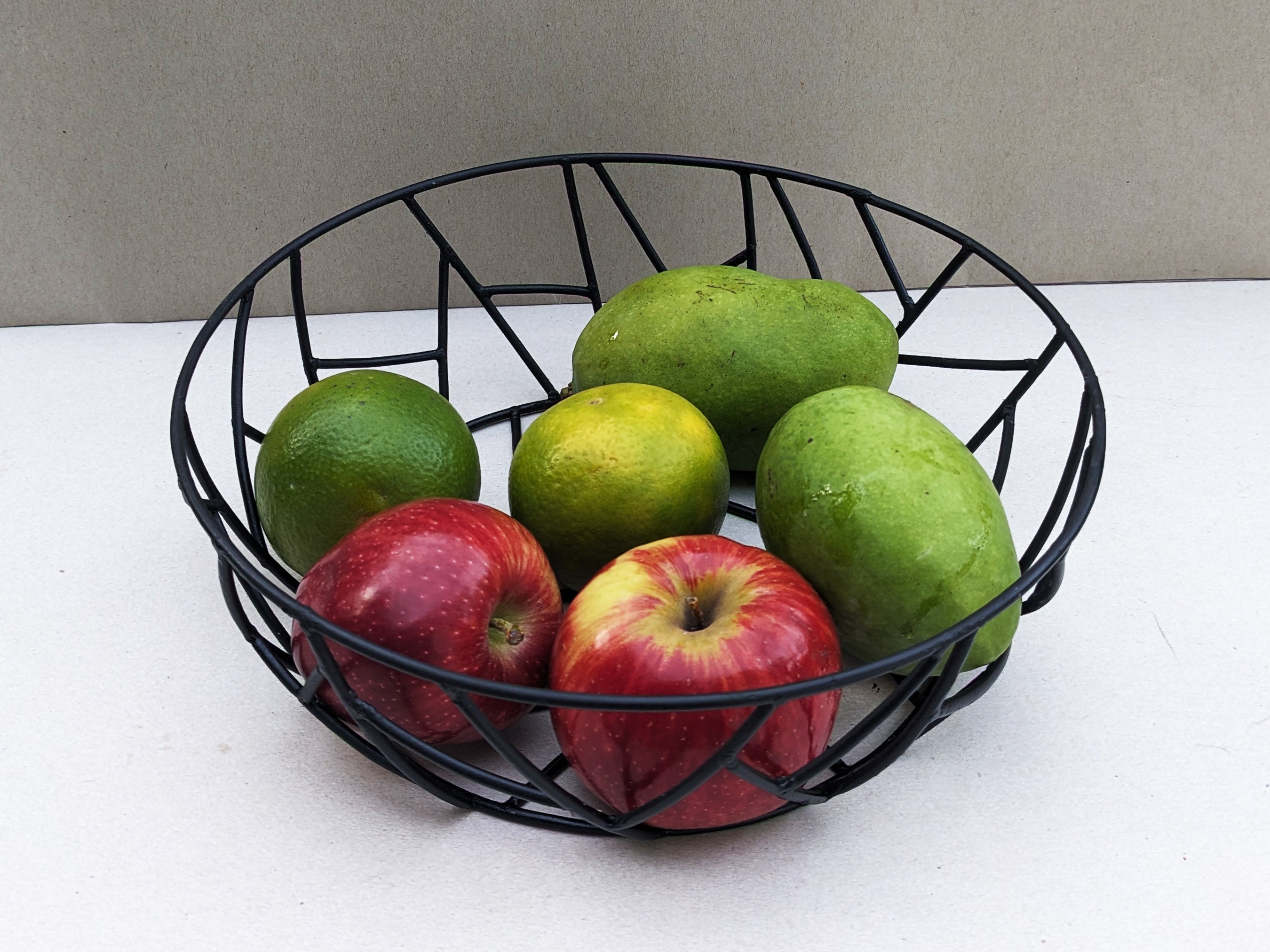 Metal Wire Basket, Fruit Bowl, Kitchen Basket, Vegetable Basket, Food ...