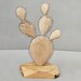 Wooden Cactus Decor, Wooden Sculpture Small, Wooden Art, Wooden ...
