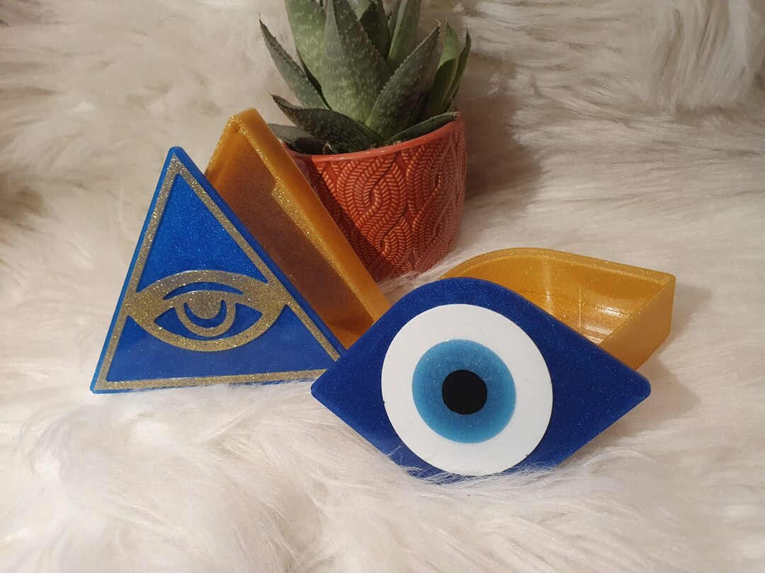 Evil Eye Resin Trinket Boxes - Etsy