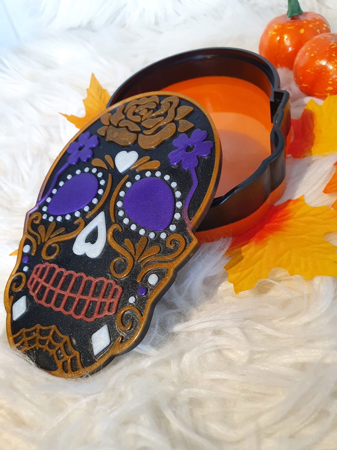 Dia De Los Muertos Skull Halloween Candy Box - Etsy