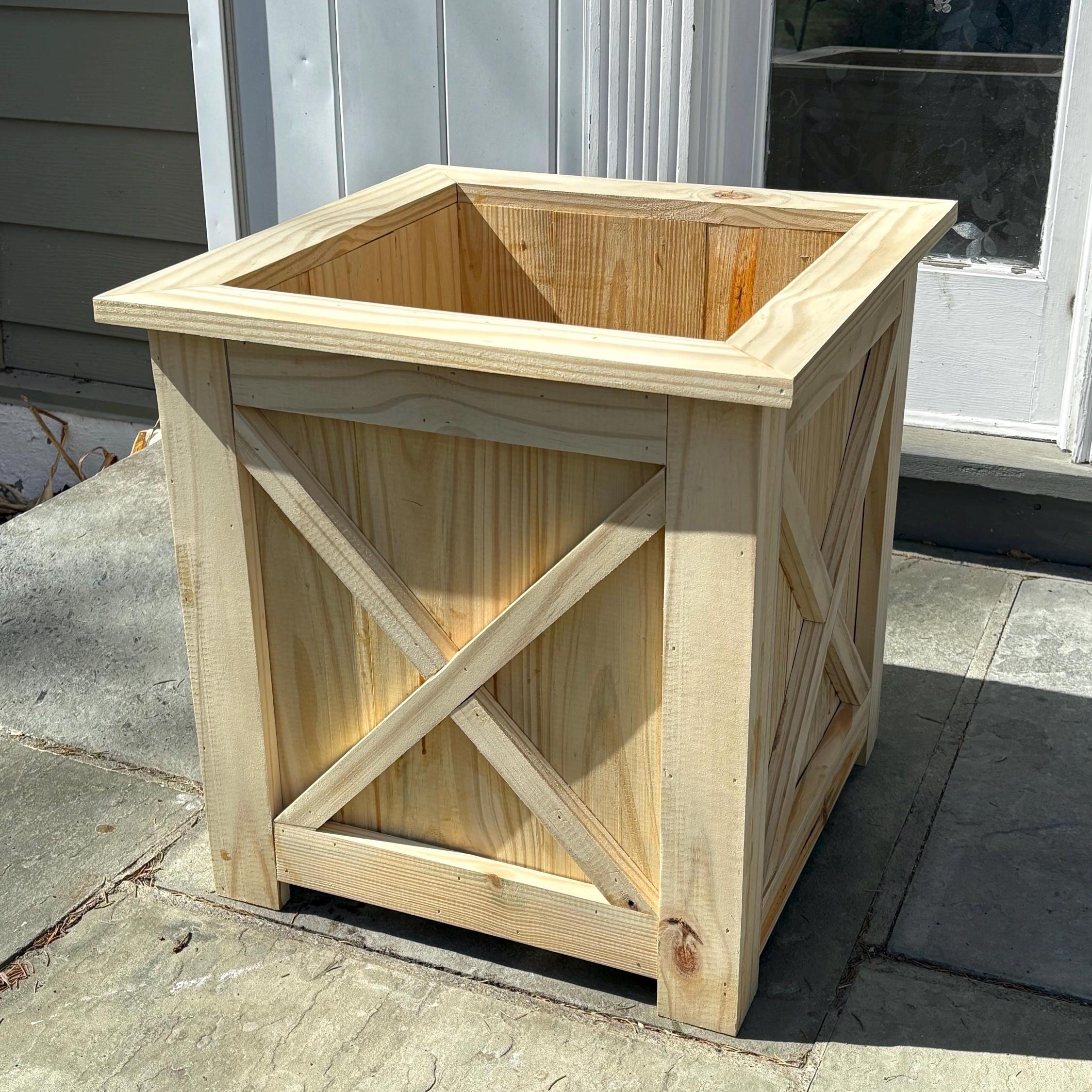 Farmhouse Style Planter Box Plans - Etsy Canada