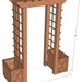 Trellised Arbor and Planter Plans - Etsy