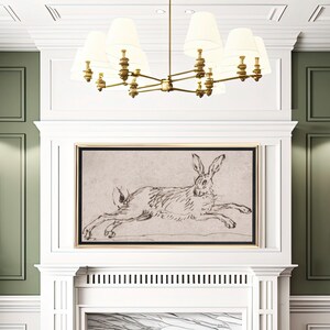 Samsung Frame TV Art | Vintage Bunny Rabbit Art | Easter Bunny Art ...