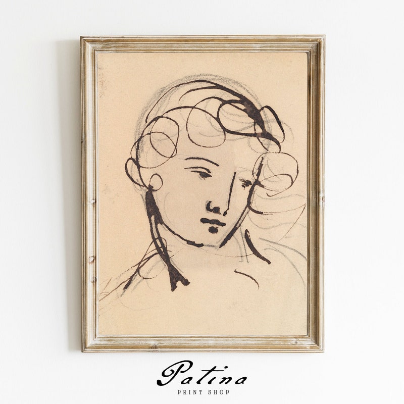 Abstract Female Figure - Etsy