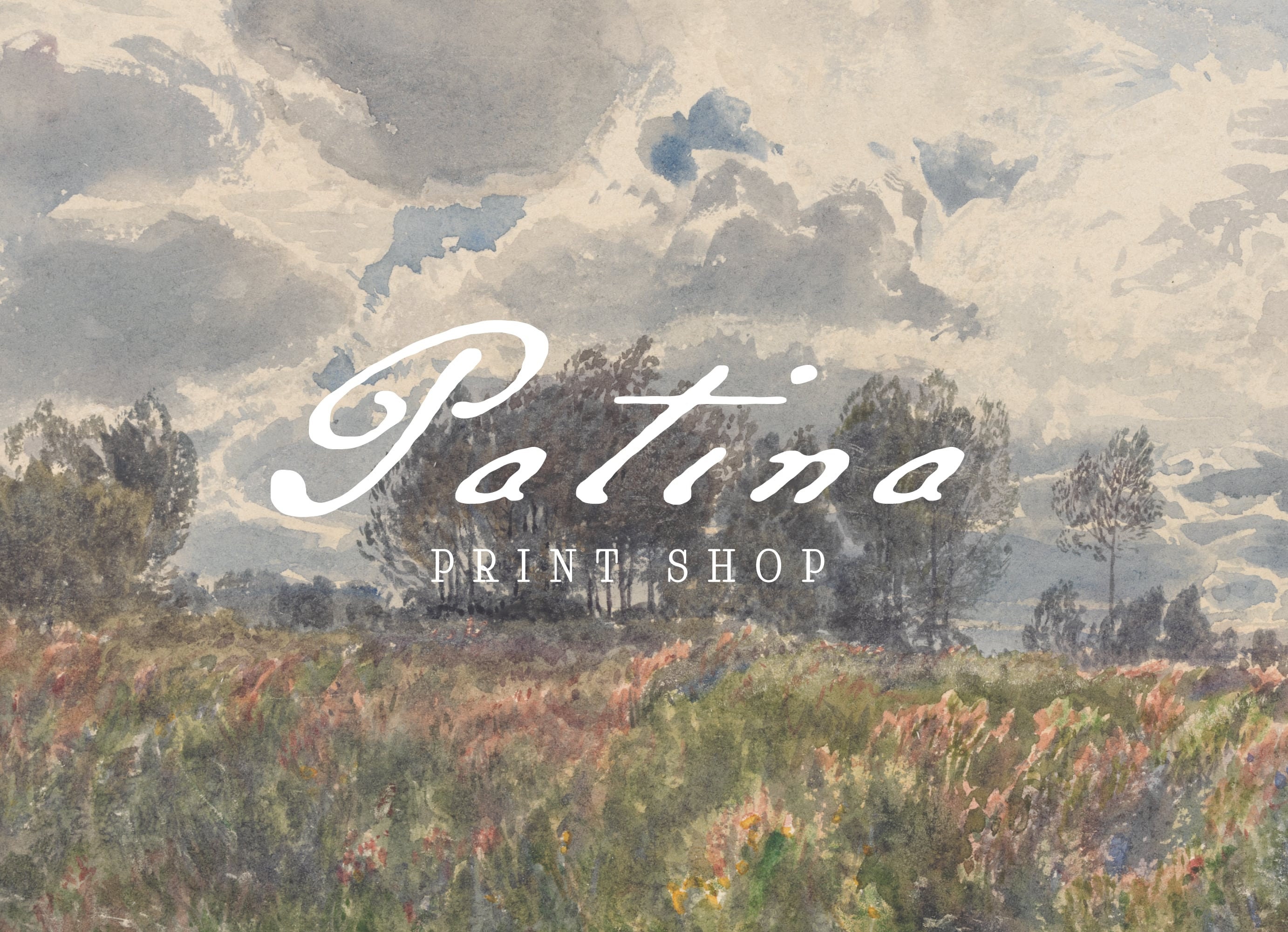 Vintage Spring Landscape Print Antique Wall Art Field - Etsy