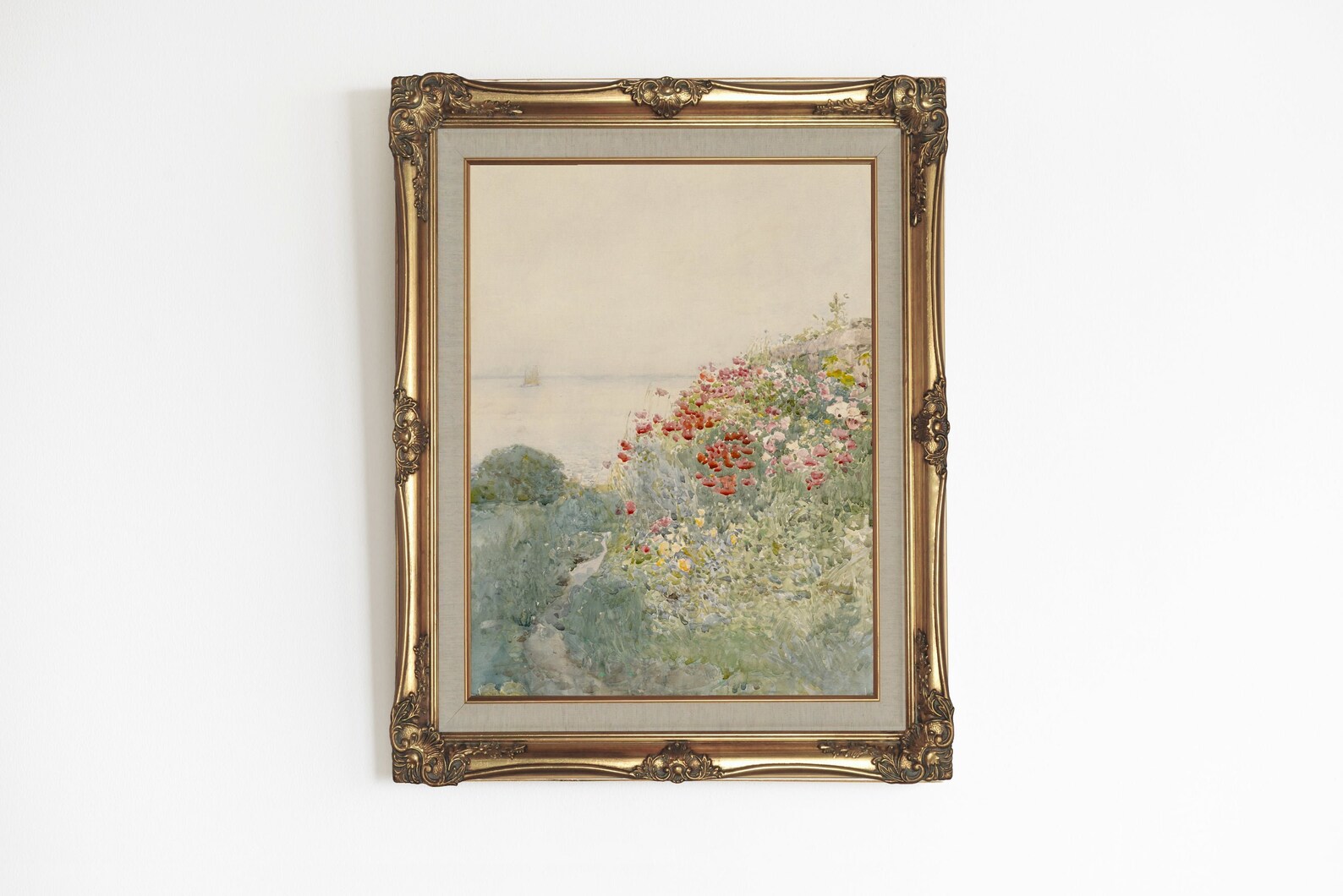 Vintage Spring Landscape Painting Antique Prints Spring | Etsy