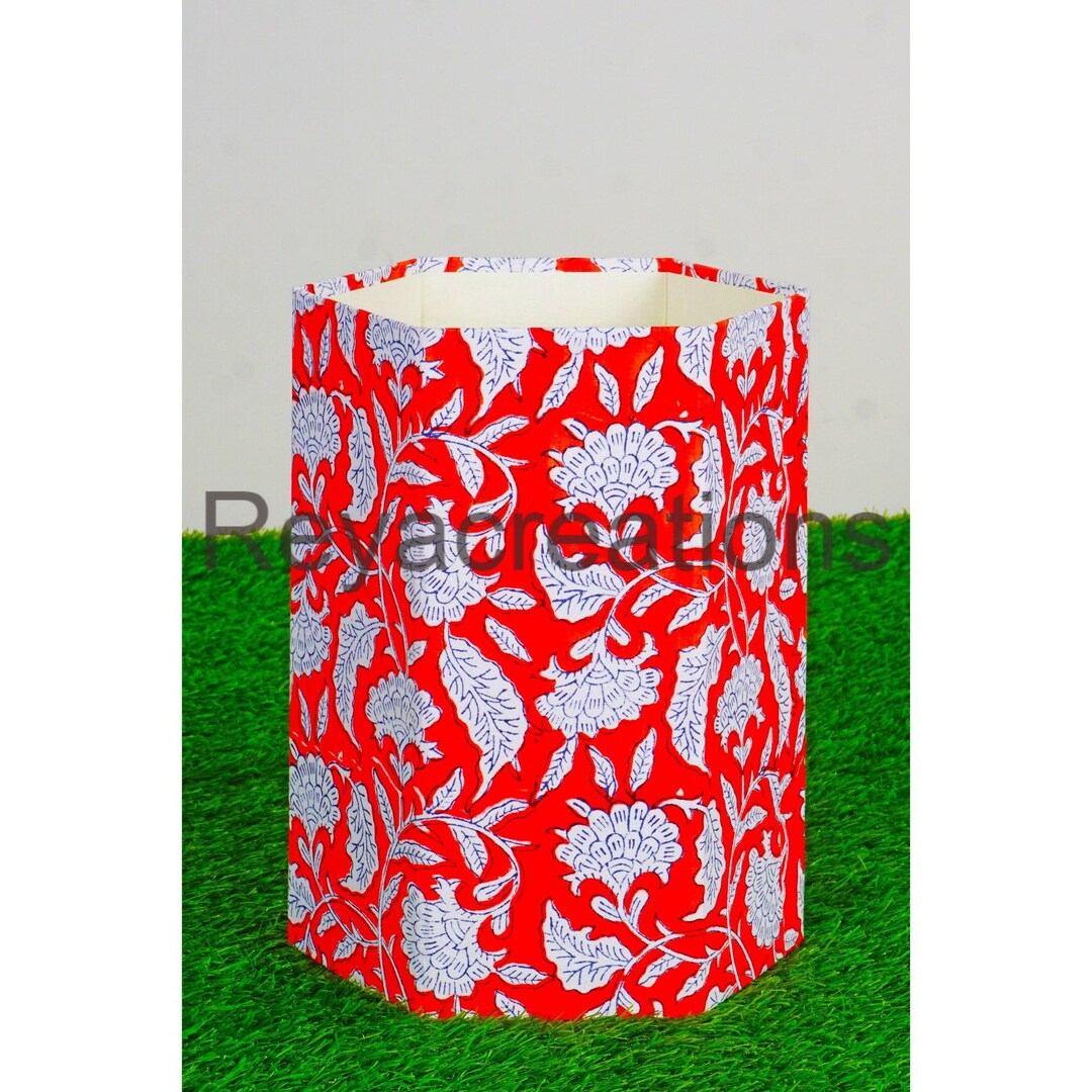 Paper Garbage Bin, Handmade Dustbin, Custom Indian Trash Can Bin, Hand ...