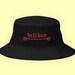 Hellboy Goth Bucket Hat lil Peep Hat, Gothic Hat, Hellboy Hat, Goth ...