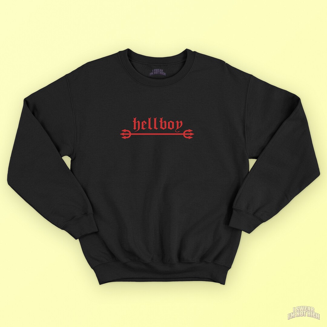 Hellboy Goth Sweatshirt lil Peep Shirt, Plus Size Goth, Goth Clothes ...