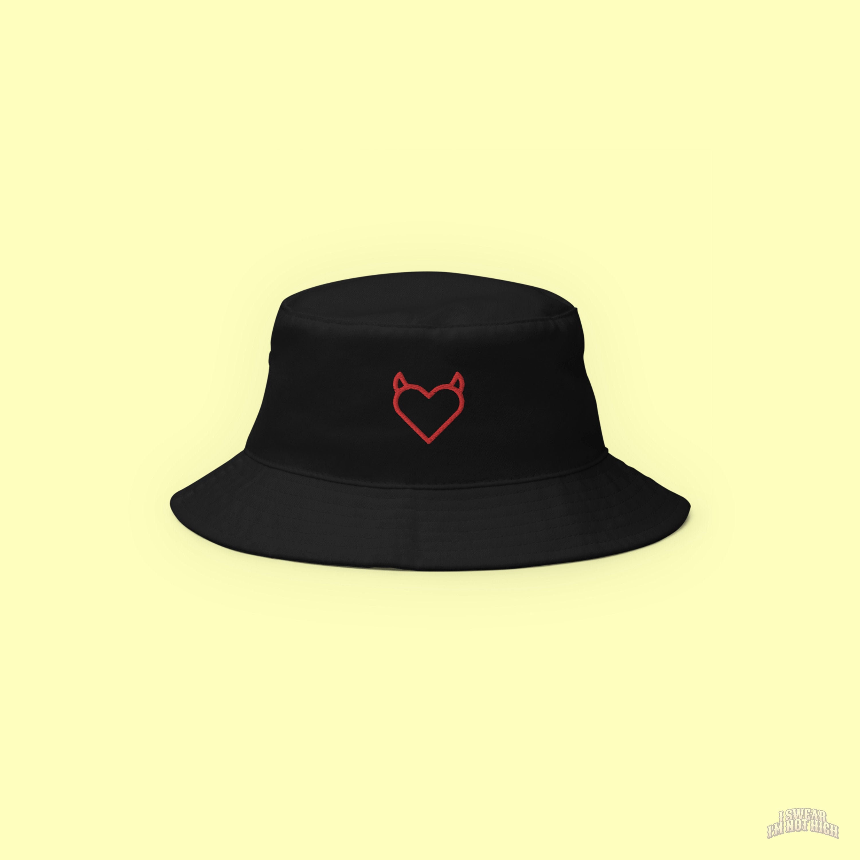 Evil Heart Goth Bucket Hat goth Clothes, Bucket Hat Aesthetic, Alt ...