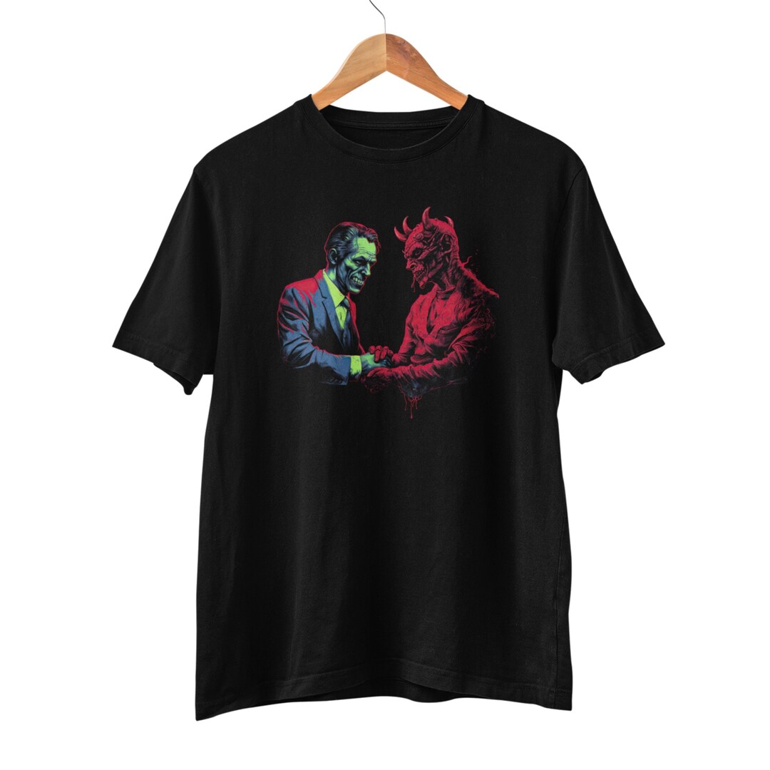 Pact With the Devil Shirt, Satan Bargain T-shirt, Grunge Clothing ...