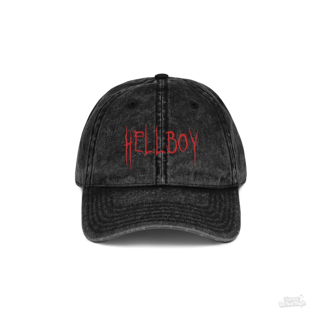 Hellboy Goth Vintage Hat (lil Peep Hat, Gothic Hat, Goth Clothes, Alt ...