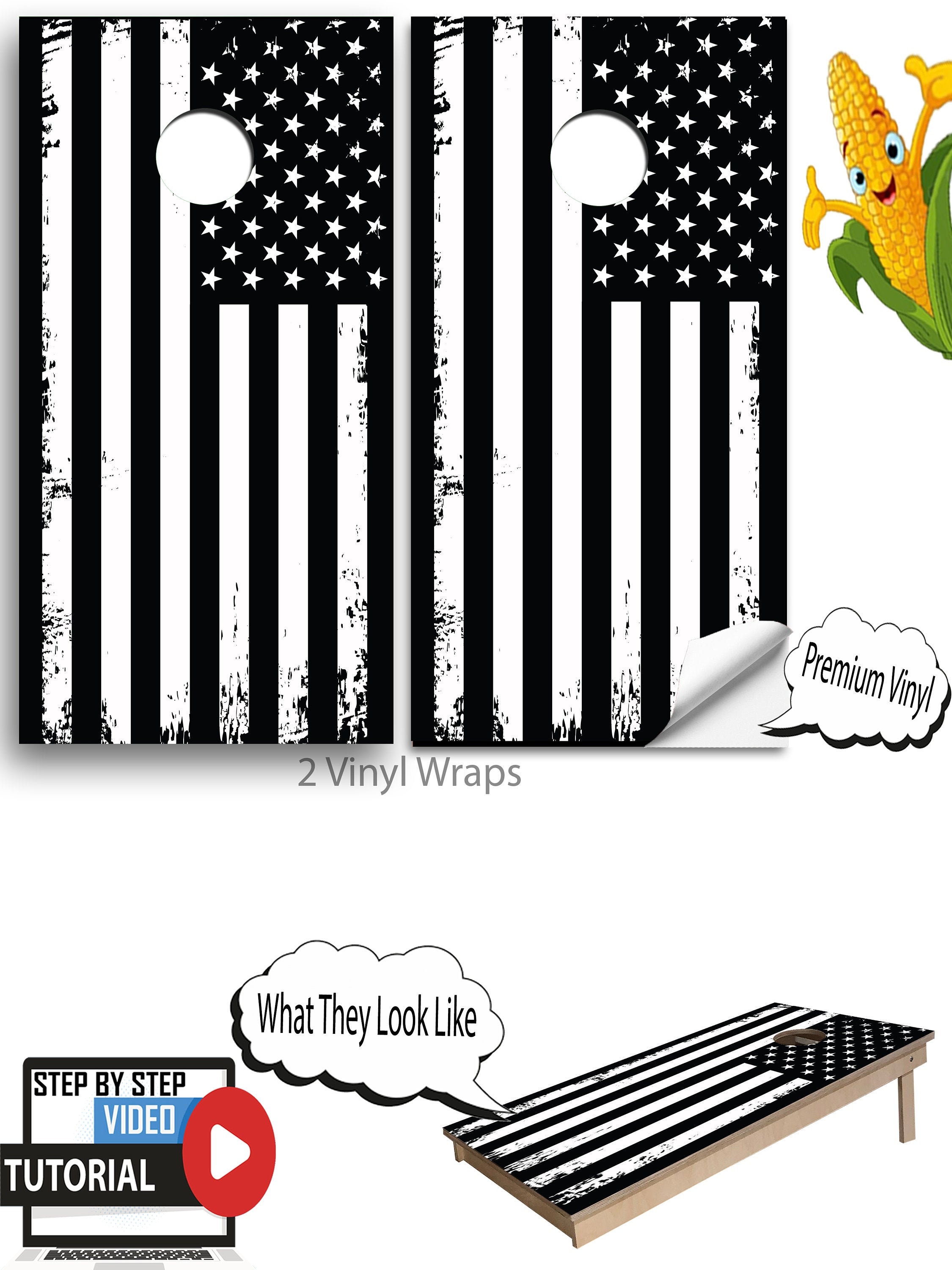Sports & Outdoor Recreation Toys & Games cornhole Decals cornhole Wraps ...