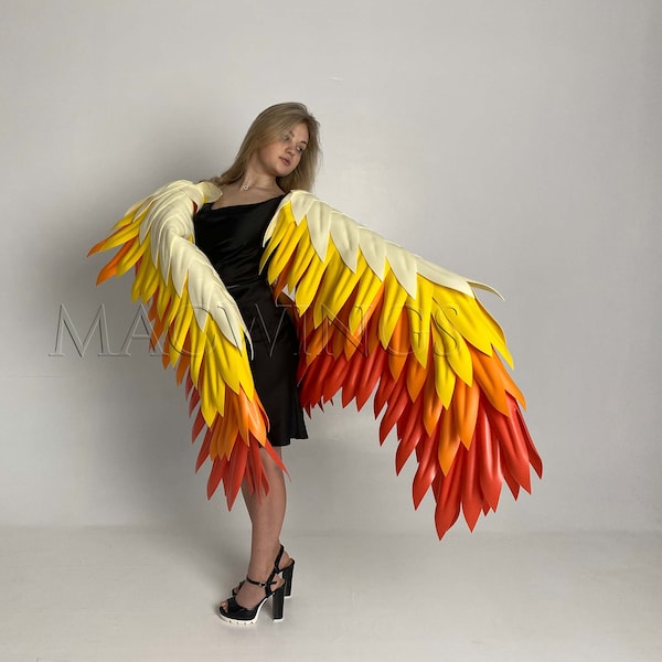 Yellow Bird Tail for Costume - Etsy