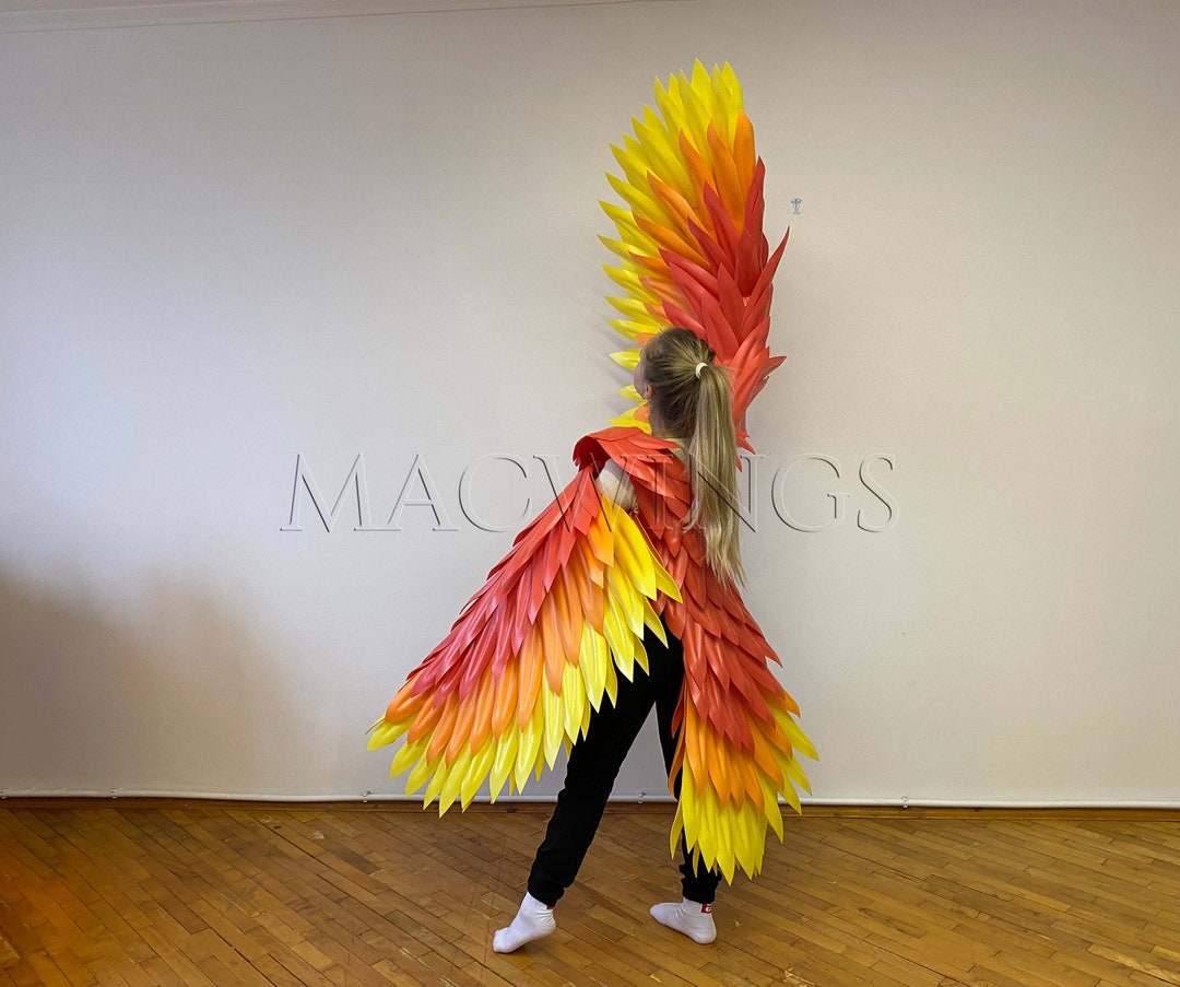 Phoenix Costume, Fire Bird Wings Cosplay, Wings for Arms, Arm Wings ...