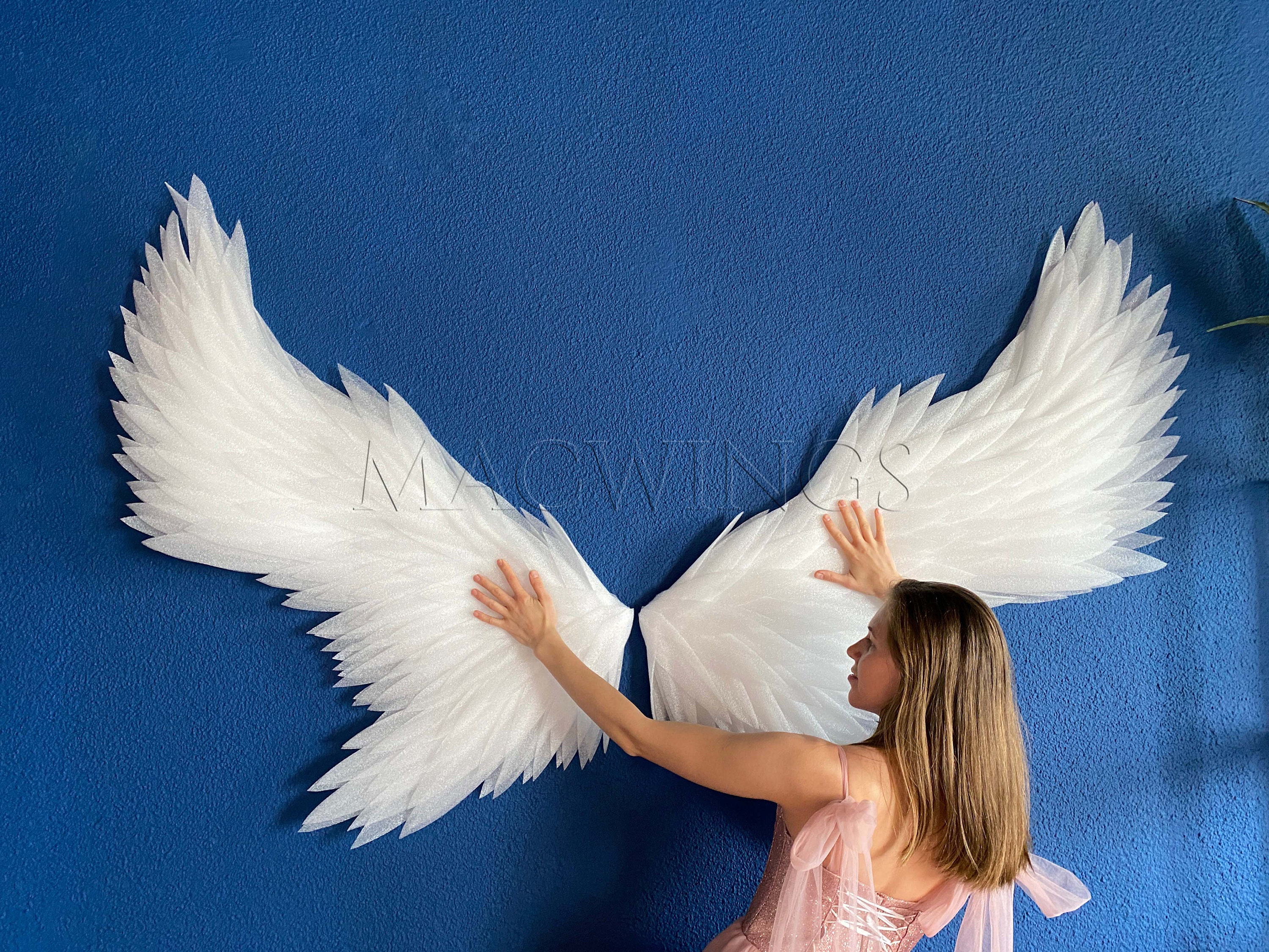 Wings for Photo Booth Angel Wings for Backdrop, White Wings, Selfie ...
