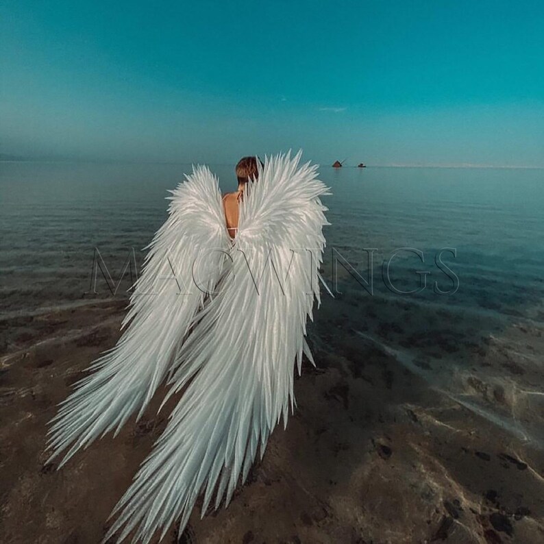White Angel Wings Adult Angel Costume Large Wings Angel | Etsy