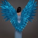 Light Blue Glitter Wings, Extra Large Wings, Angel Wings Cosplay, Shiny ...