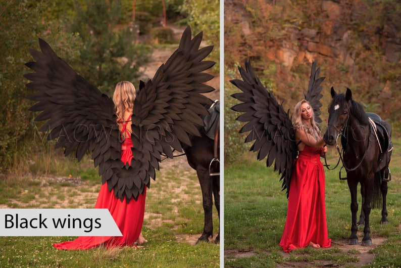 Extra Large Wings White Angel Wings Black Wings Gold Wings - Etsy