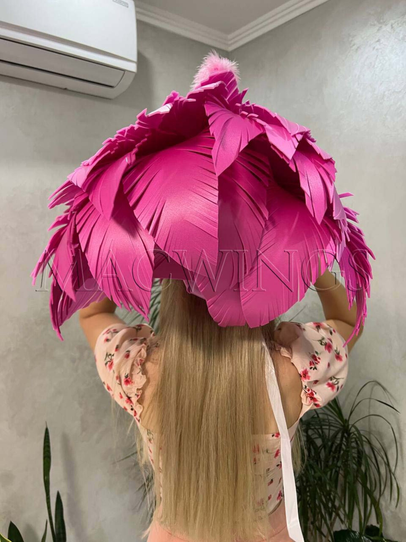 Pink Flamingo Headpiece Headband Flamingo Head Decoration - Etsy