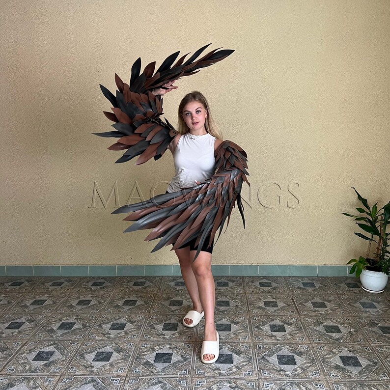 Eagle Wings Costume Cosplay Bird Wings for Arms Harpy Eagle Costume ...