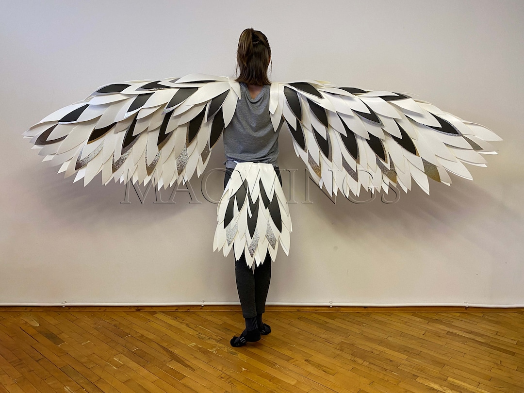 Snow Owl Wings and Tail, Bird Wings, Arms as Wings, Bird Tail, Bird ...