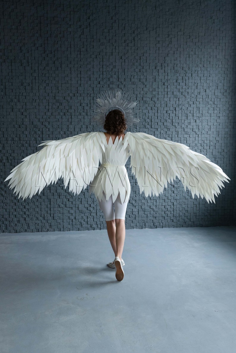 White Bird Wings Bird Wings Arm Wings Bird Costume Cosplay - Etsy